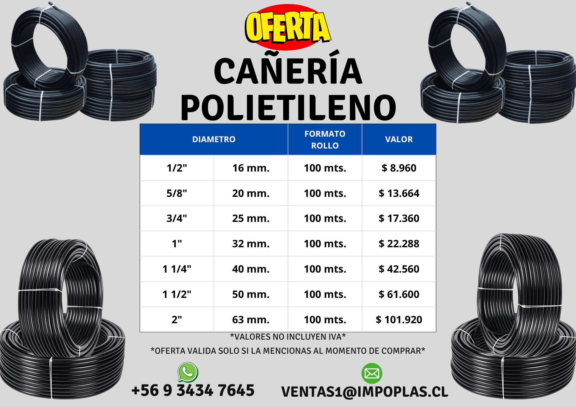 PLANSA - LÍNEA CONSTRUCCIÓN - IMPOPLAS